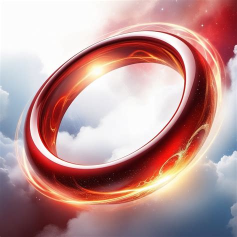 Red Ring On White Background Stable Diffusion Online