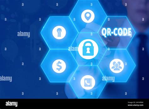 Word Writing Text Qr Code Business Photo Showcasing The Trademark For