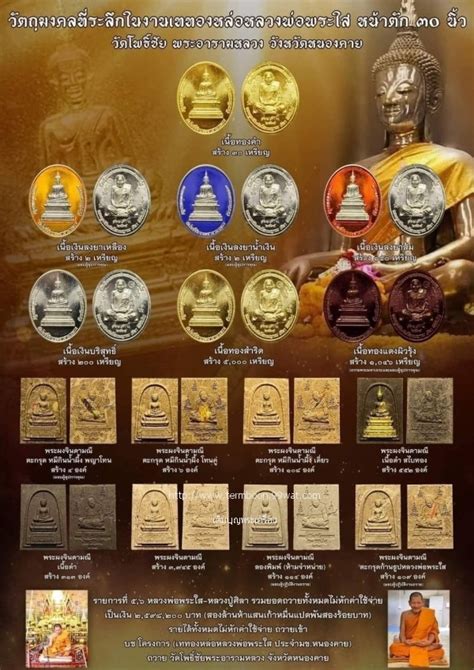 พระผงจินดามณี หลวงพ่อพระใส หลวงป คลังพระ99วัด ลงขายพระฟรี