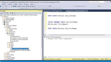 04 data definition language sql server create index youtube