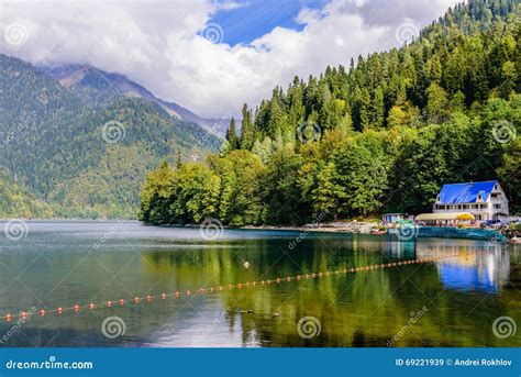 Lake Ritsa Abhasia Stock Image 5955589