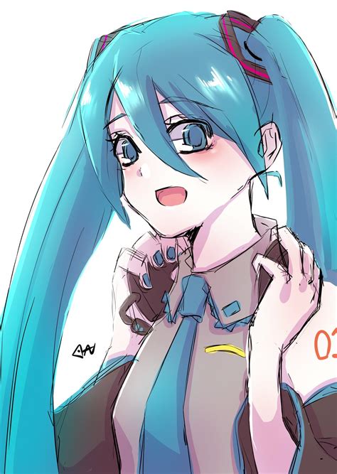 Blushing Miku Rhatsune