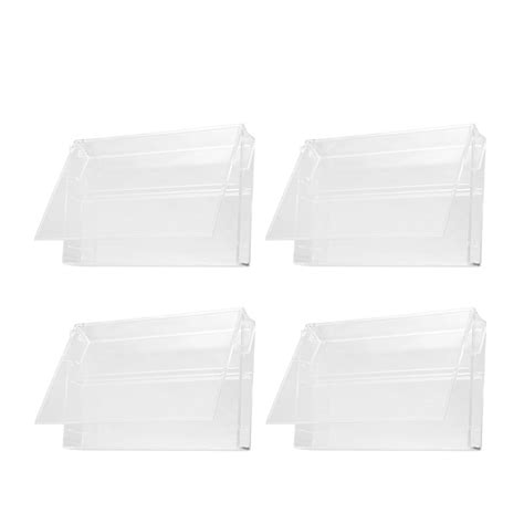 Hemoton 4pcs Vintage Cassette Tape Storage Holders Retro Cassette Tape