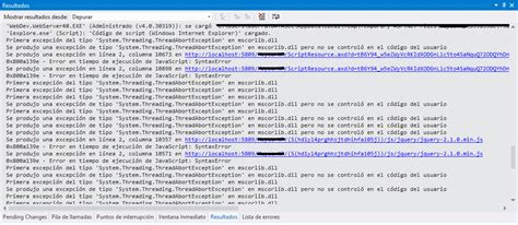 Jquery Exceptions Using Internet Explorer 11 And Asp Net