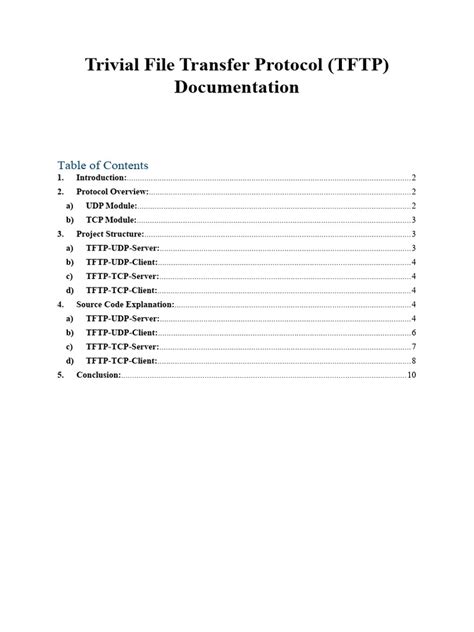 tftp documantation pdf transmission control protocol network socket