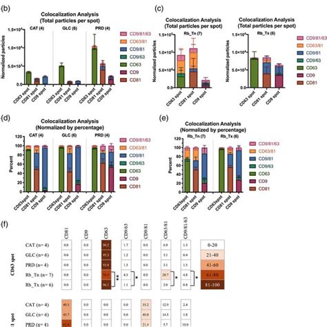 Colocalization Analysis Of Tetraspanin Subgroups Of Unprocessed Aqueous