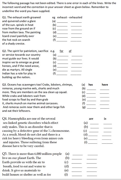 Correct Spelling Errors Worksheet Answer Key