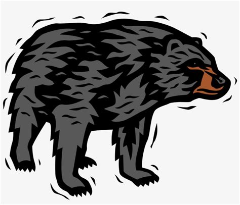 Cartoon Black Bear Clip Art At Clker Black Bear Clipart Png Free