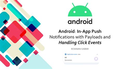 In-App Push Notifications & Handling Click Events | Romman Sabbir