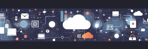 Premium Photo This Image Symbolizes The Interconnectedness Of Digital Technologies Like Cloud