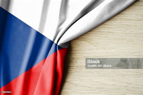 체코 국기 체코 공화국의 패브릭 패턴 플래그 3d 일러스트레이션 텍스트의 뒷 공간으로 체코 국기에 대한 스톡 사진 및 기타 이미지 Istock
