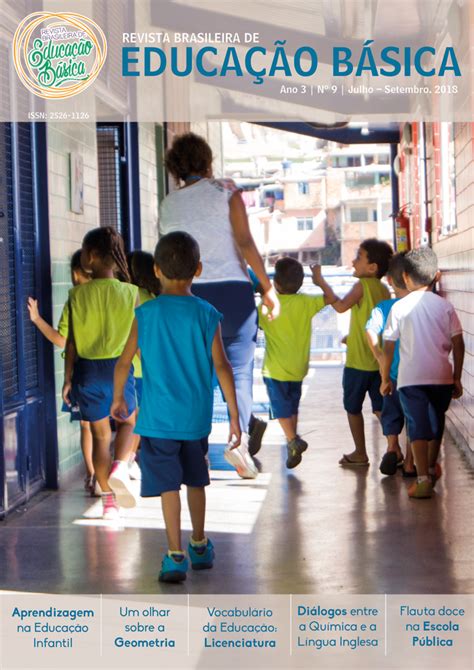 Confira O Novo Número Da Rbeb Revista Brasileira De Educação Básica