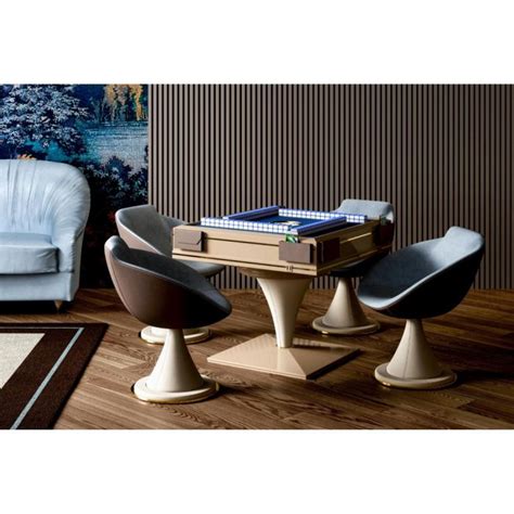 Vismara Design Mcgtmjposh Posh Automatic Mahjong Table