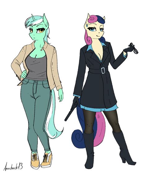 Lyra And Bon Bon Concept By Apocheck13 On Newgrounds