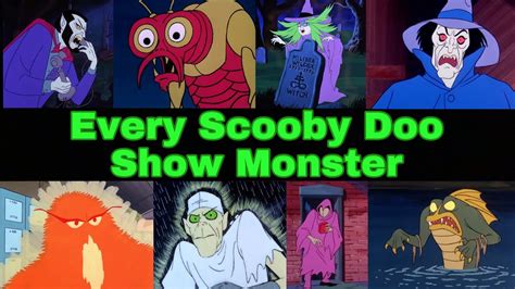 Every Scooby Doo Show Monster Youtube