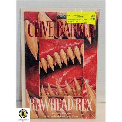 Rare Clive Barker Raw Head Rex Gn Comic