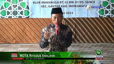 DO A PENUTUP ACARA TASYAKUR KHOTMIL IQRO JUZ AMMA MDTA RIYADUS