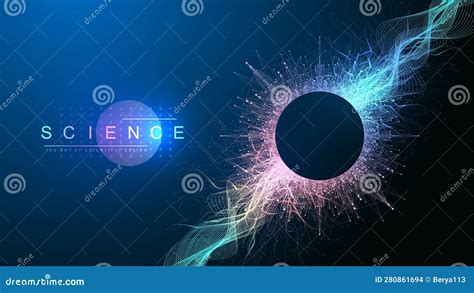 Visualization Of Quantum Computing In The Age Of Technological Evolution Royalty Free Stock