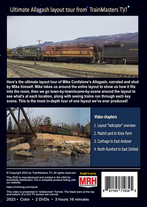Ultimate Allagash Layout Tour Dvd Set