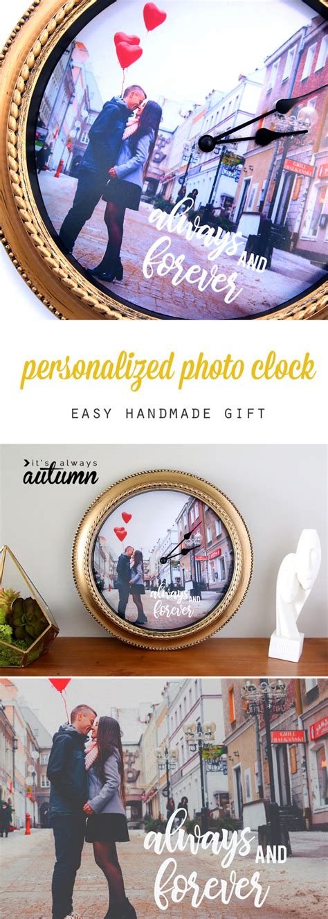 How To Make A DIY Personalized Photo Clock It S Always Autumn