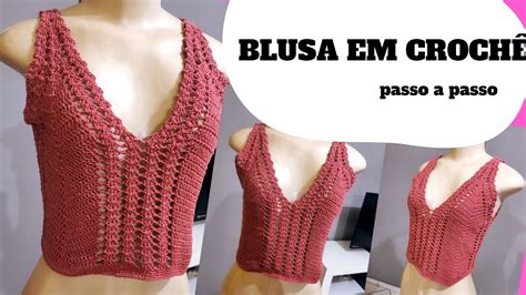 concentra O mulțime de bune Face blusa de croche feminina passo a passo