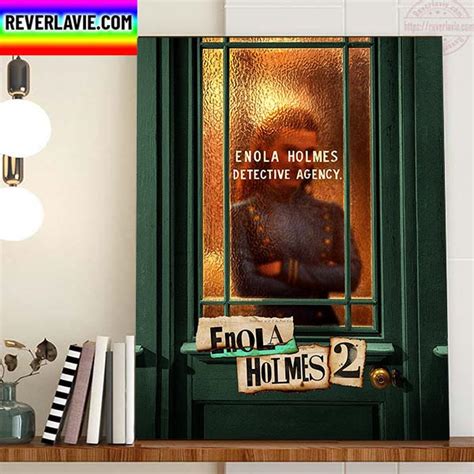 Enola Holmes 2 Detective Agency Home Decor Poster Canvas Rever Lavie