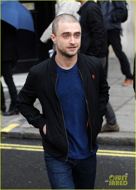 Daniel Radcliffe Shows Off Shaved Head At Bbc Radio Photo 3499583 Daniel Radcliffe James