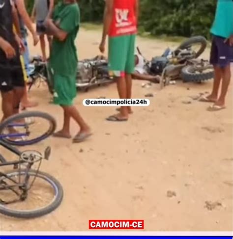 Camocim PolÍcia 24h Camocim Ce Violenta ColisÃo Entre Motos Deixa