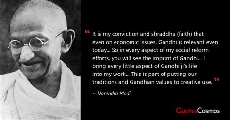 “it Is My Conviction And Shraddha” Narendra Modi Quote