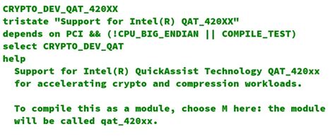 Linux 6 8 To Support Next Gen Intel Accelerators Qat 420xx More Engines More Algos Phoronix