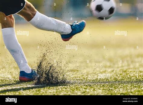 Kicking A Soccer Ball