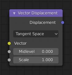 Vector Displacement Node Blender Manual