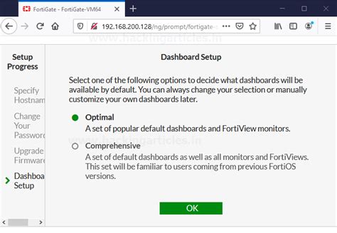Firewall Lab Setup FortiGate