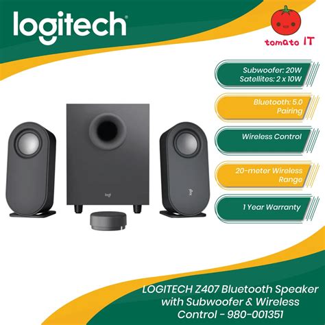Logitech Z Bluetooth Speaker With Subwoofer Wireless Control Shopee Malaysia