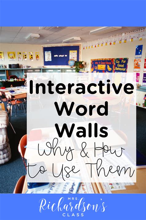 15 Word Wall Ideas Word Wall Word Wall Kindergarten Interactive