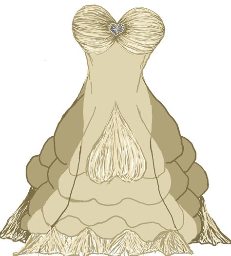 Champagne Sweetheart Shaped Bodice Ballgown Wedding Dress Designed By