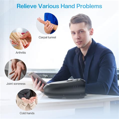 Comfier Hand Massager Machine For Arthristis Carpal Tunnel Hand Mass
