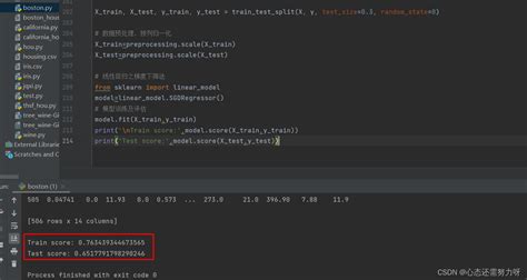 波士顿房价数据集进行数据预处理和模型训练（python） Csdn博客