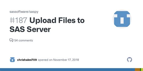 Upload Files To Sas Server · Issue 187 · Sassoftwaresaspy · Github