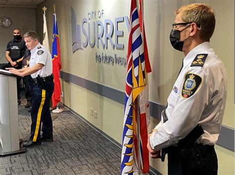 Surrey Municipal Officers To Patrol With Rcmp In Soft Launch North