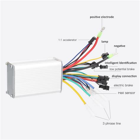 Elektrische Fiets Controller 24V 48V 36V 60V 350W Borstelloze E Bike