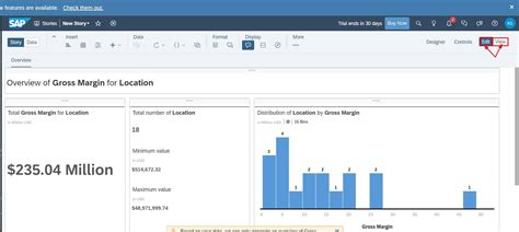 how to create sap analytics cloud story