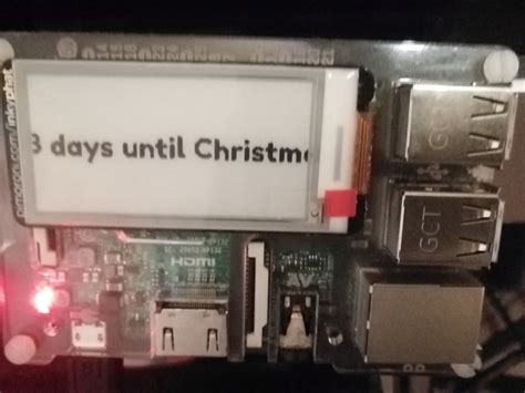 Christmas Countdown Python Raspberry Pi Geektechstuff