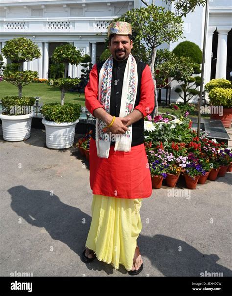 New Delhi India February 24 Aap Mla Sanjeev Jha During The Opening