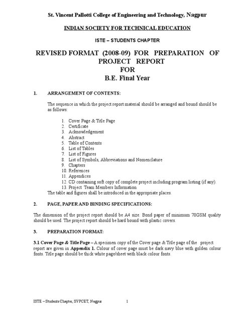 Project Thesis Format Pdf Numbers Thesis