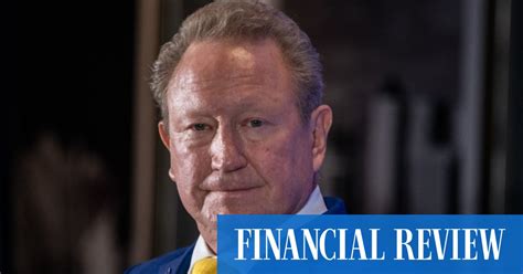 Billionaire Andrew Forrest Mourns His Father