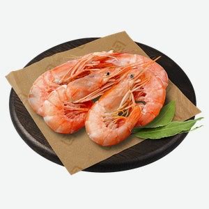 Креветки МАГНИТ Королевские, варено-мороженые, 1кг в магазине Магнит у ...