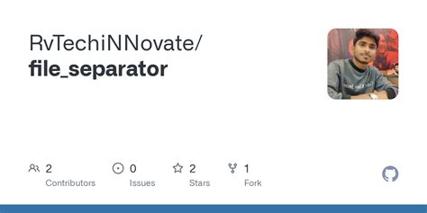 GitHub RvTechiNNovate File Separator