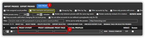 How To Use The Proxy Manager Su Social