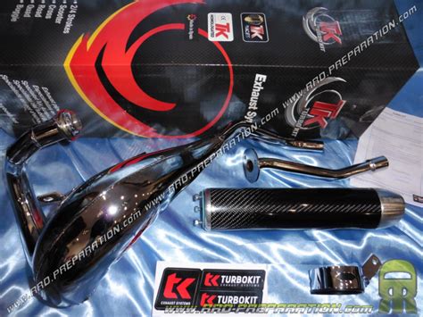 Pot d échappement TURBOKIT TK Chrome Racing Carbone passage haut pour